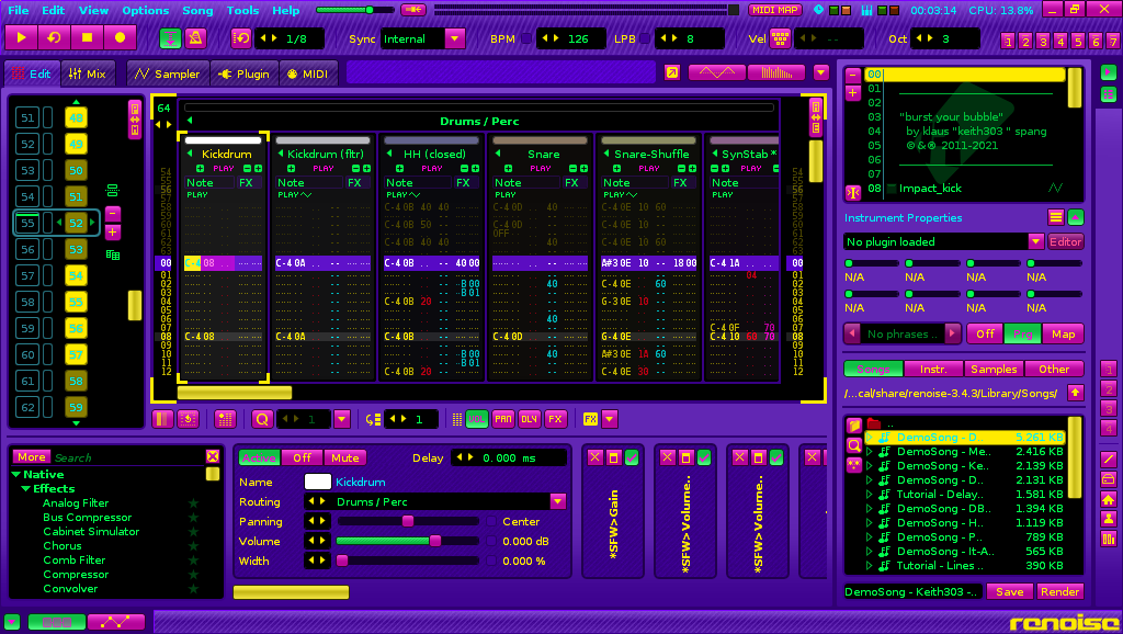 Color Themes For Renoise - #978 by remsky - General Discussion ...